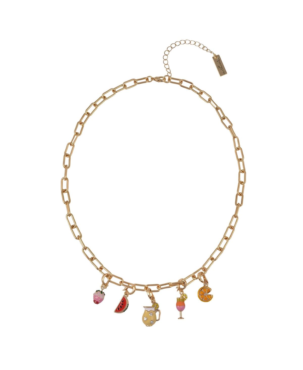 Click here for Hallmark Fruit Charm Necklace - Gold prices