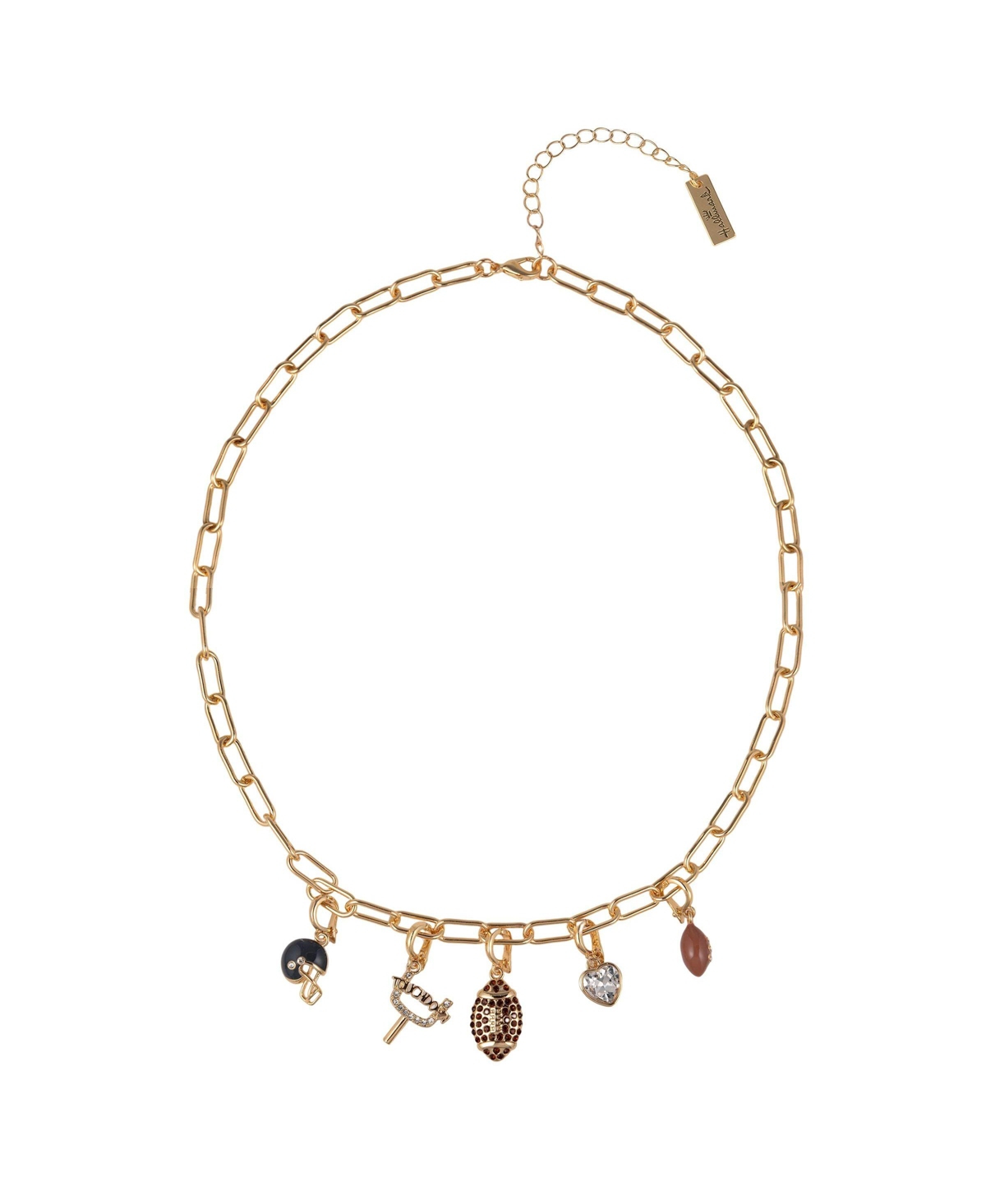 Click here for Hallmark Football Charm Necklace - Gold prices