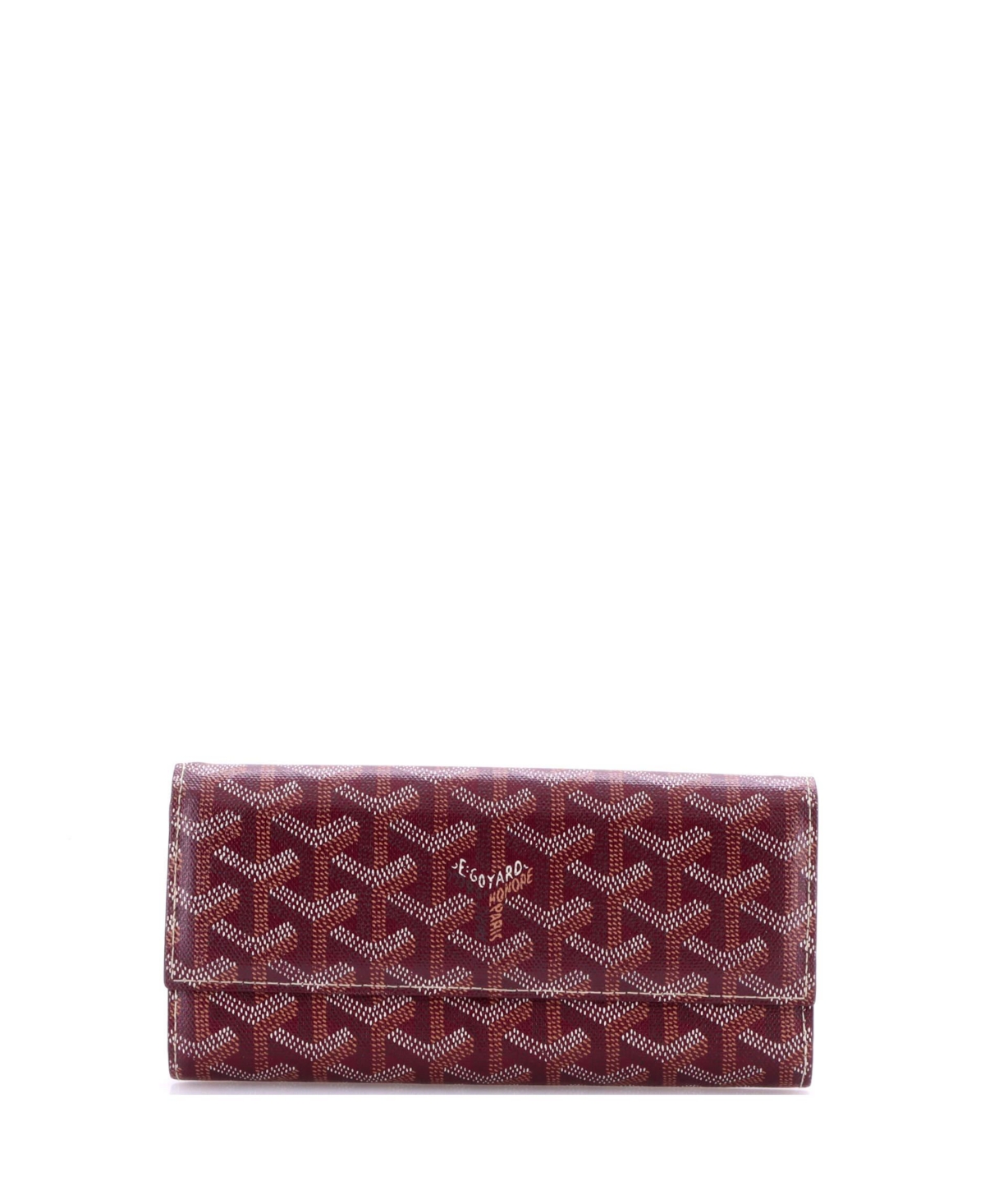 Click here for Pre-Owned Goyard Long Varenne Wallet Coated Canvas... prices