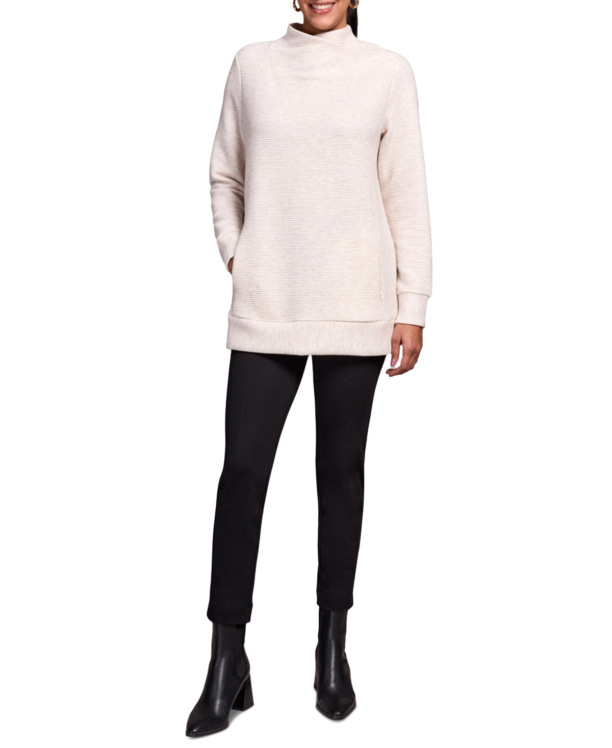 Click here for Tribal Womens Long Sleeve V Neck Top - Sandstone prices