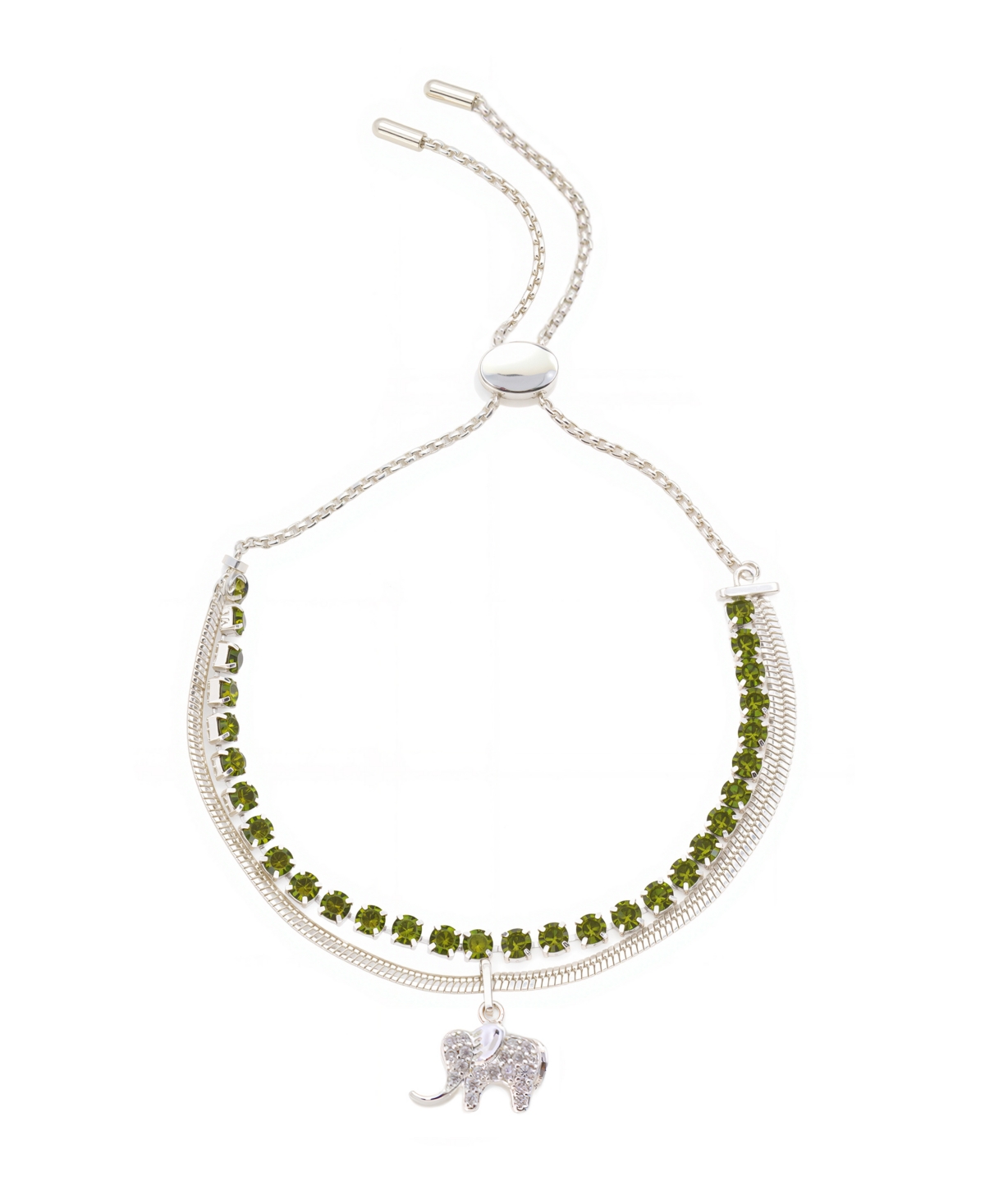Click here for Unwritten Cubic Zirconia And Crystal Elephant Adju... prices