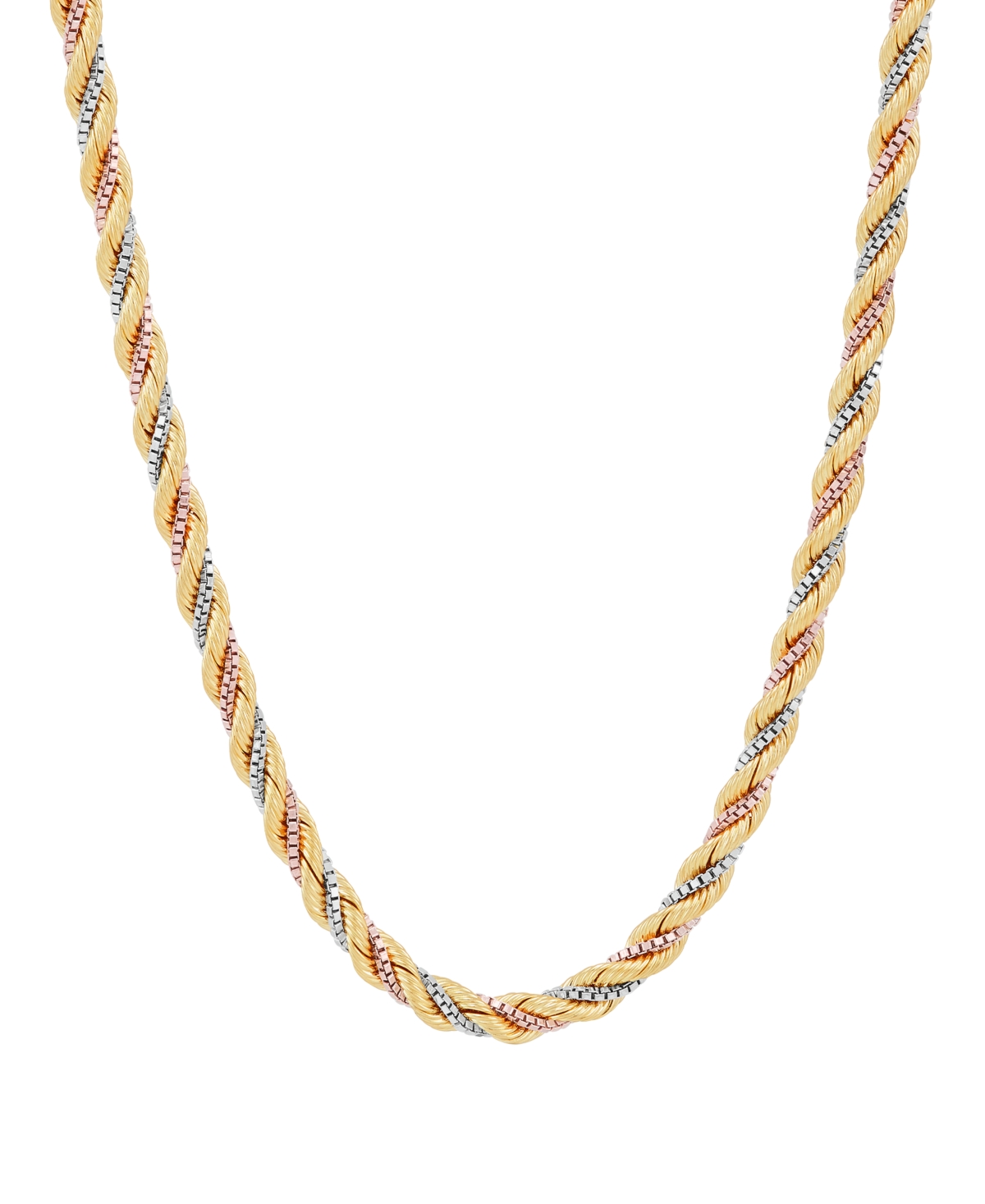 Click here for Macys Light Weight Silk Finish Chain Necklace in 1... prices
