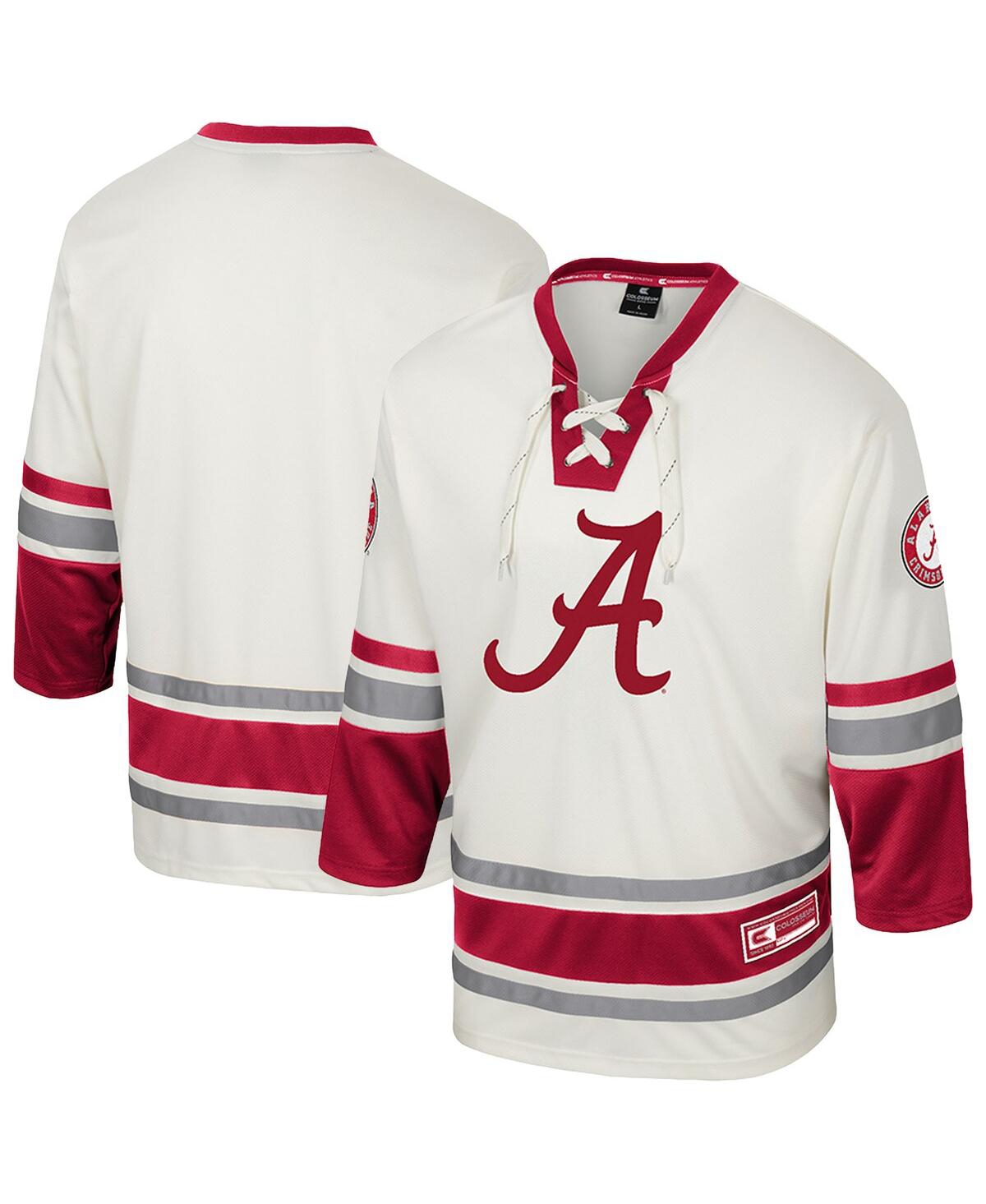 Click here for Colosseum Mens Cream Alabama Crimson Tide Puck Pro... prices