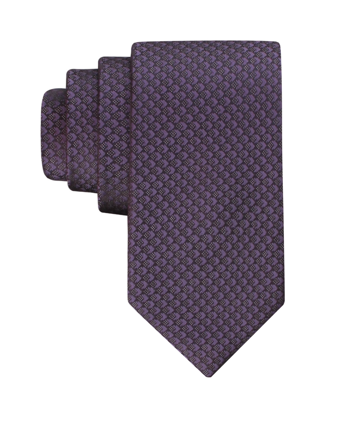 Click here for Calvin Klein Mens Logan Geometric Tie - Purple prices