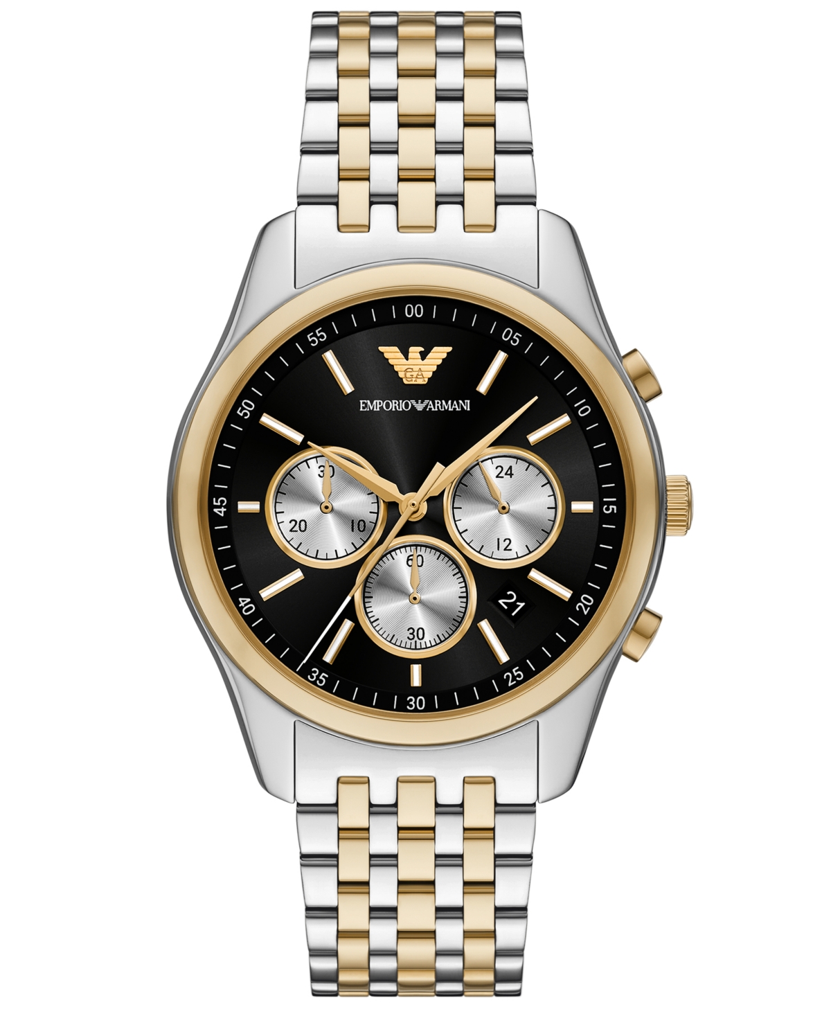 Click here for Emporio Armani Mens Chronograph Two-Tone Stainless... prices