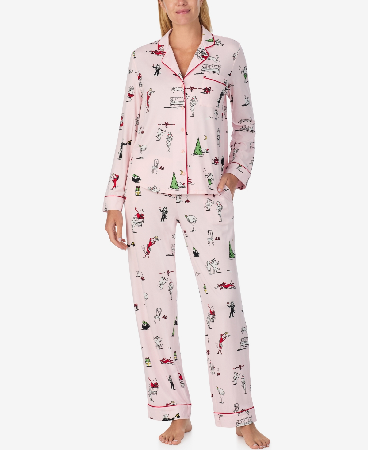 Click here for Kate Spade New York Womens 2-Piece Sleepwear Long-... prices