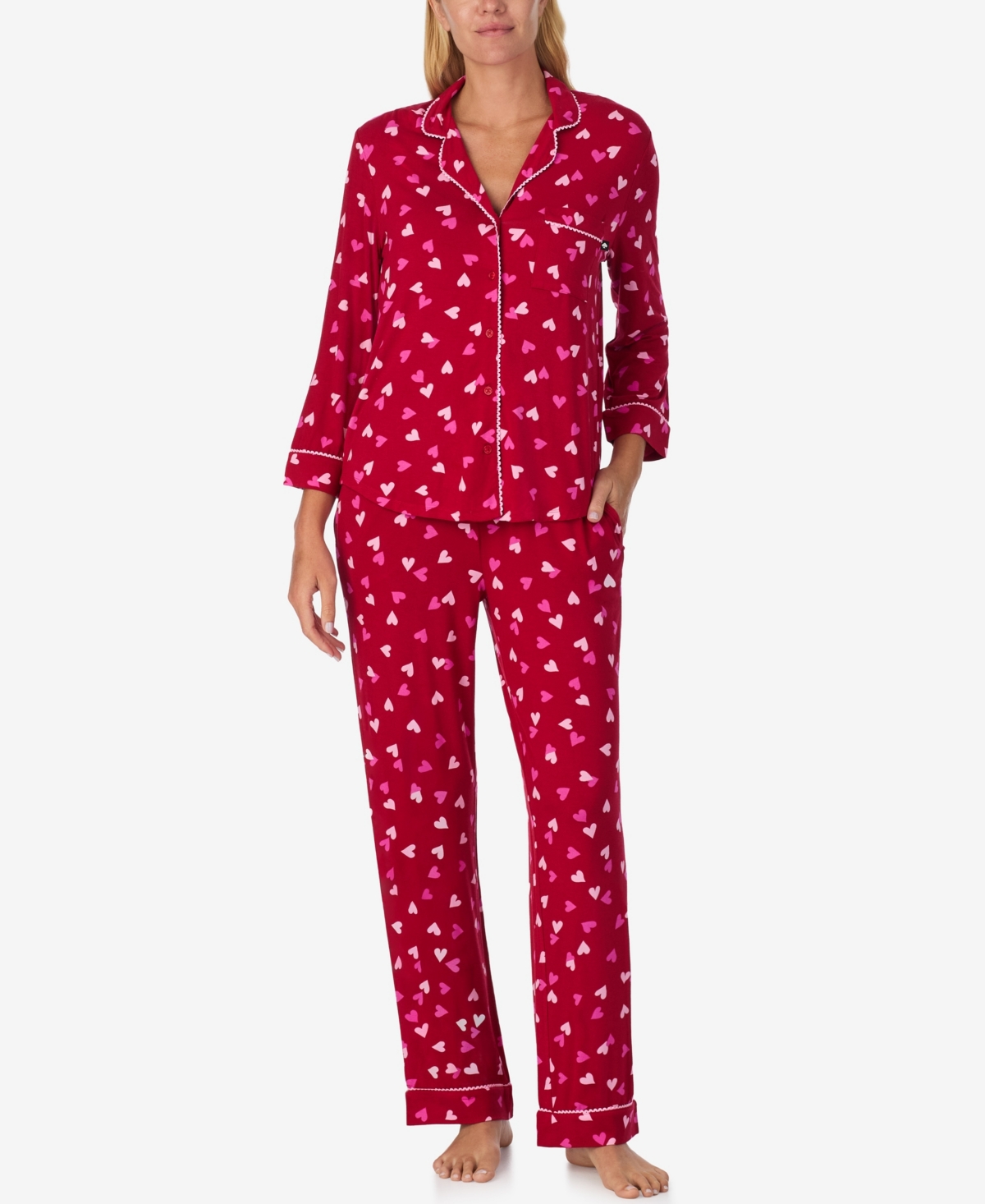 Click here for Kate Spade New York Womens 2-Piece Sleepwear 3/4-S... prices