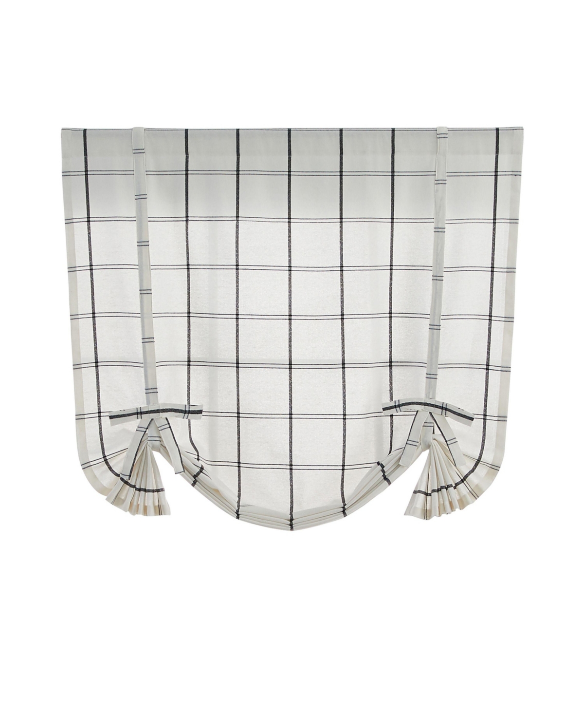 Click here for Kate Aurora Maxwell Off White & Black Plaid Countr... prices