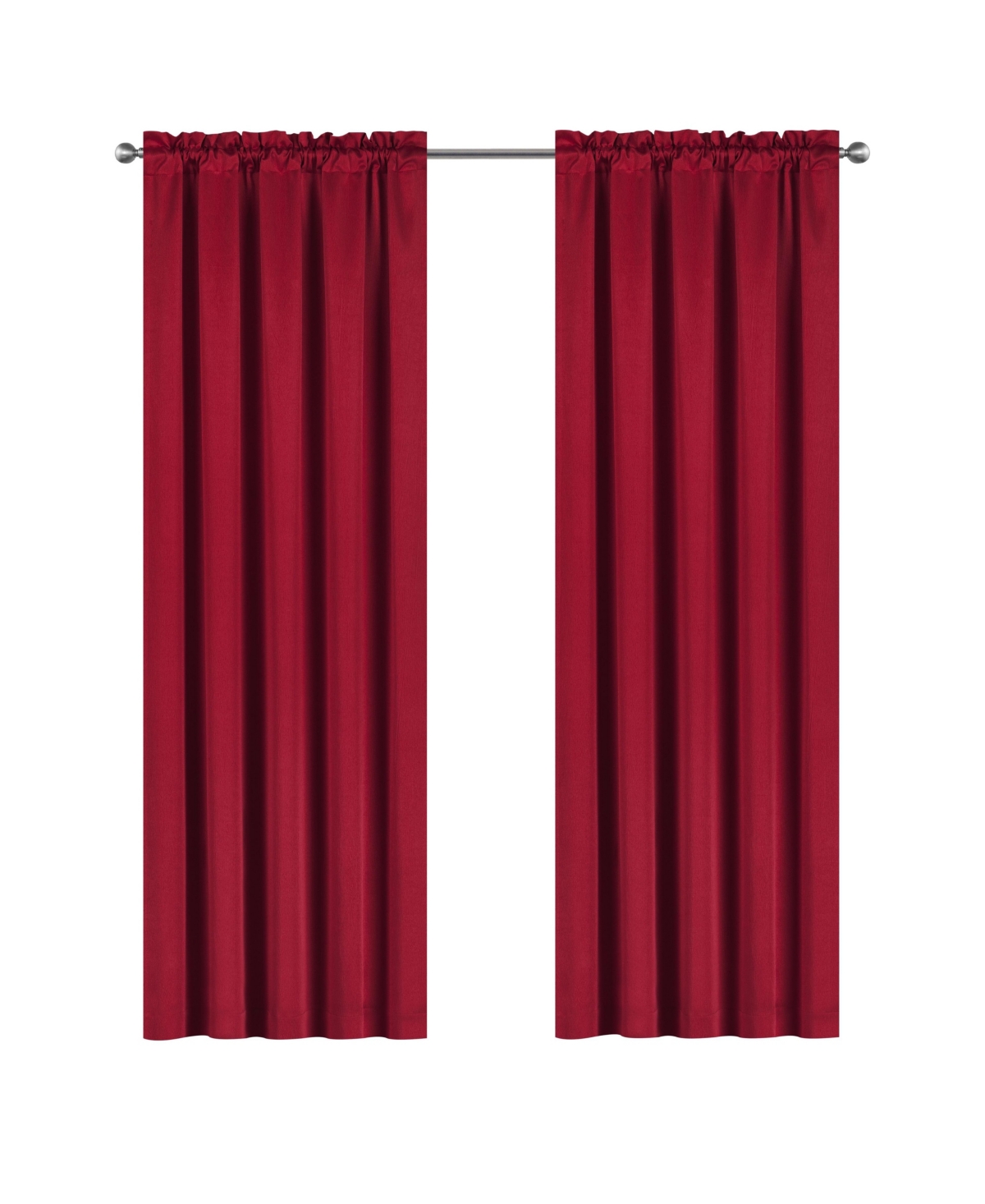 Click here for Kate Aurora Set Of 2 Piece Crinkle Sheer Rod Pocke... prices