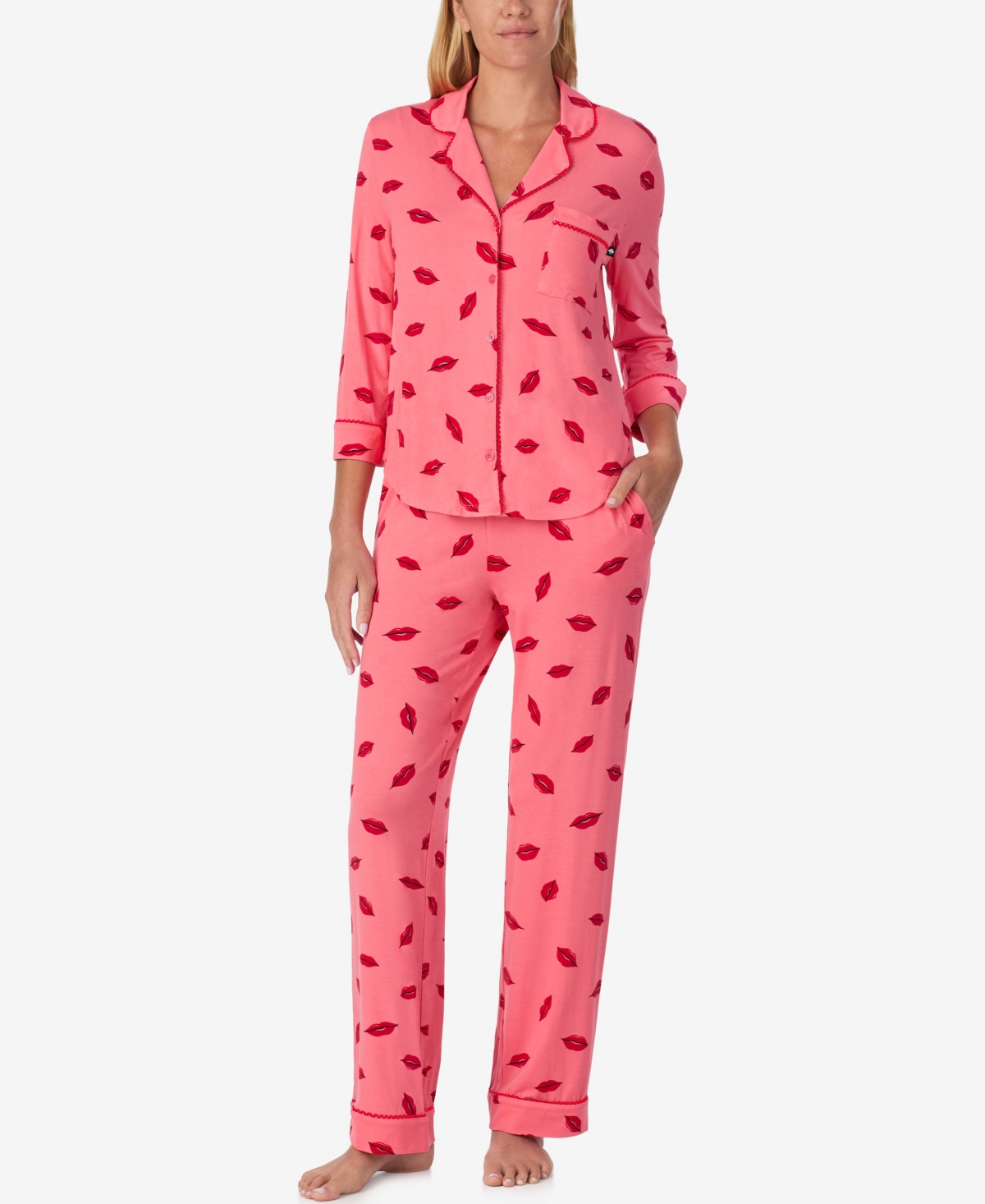 Click here for Kate Spade New York Womens 2-Piece Sleepwear 3/4-S... prices