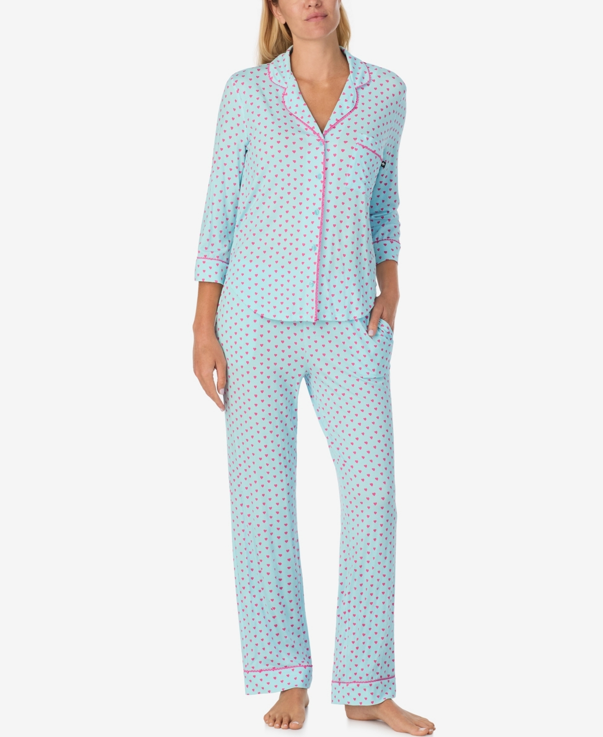 Click here for Kate Spade New York Womens 2-Piece Sleepwear 3/4-S... prices