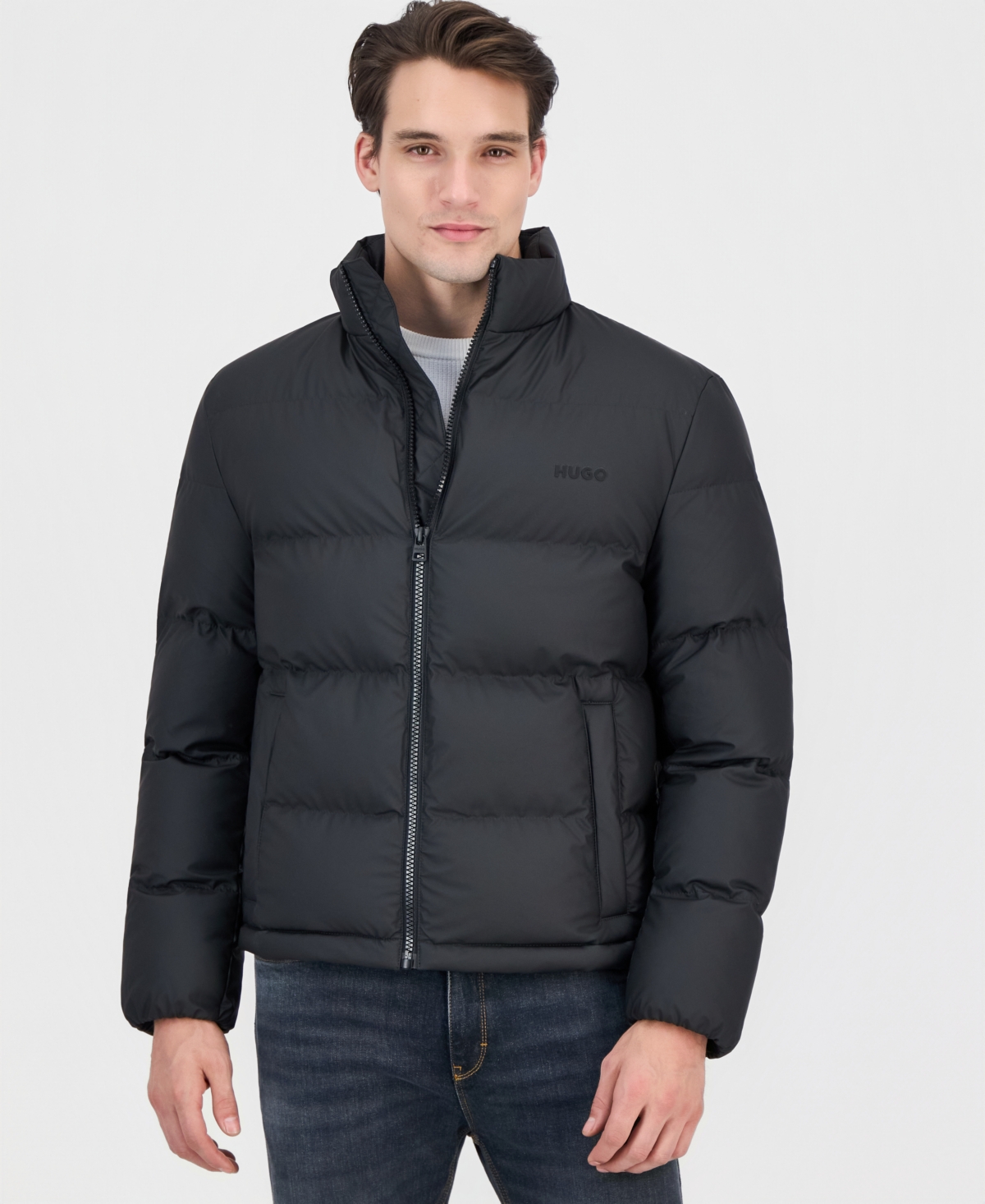 Click here for Hugo by Hugo Boss Mens Beazly Coated Puffer Jacket... prices