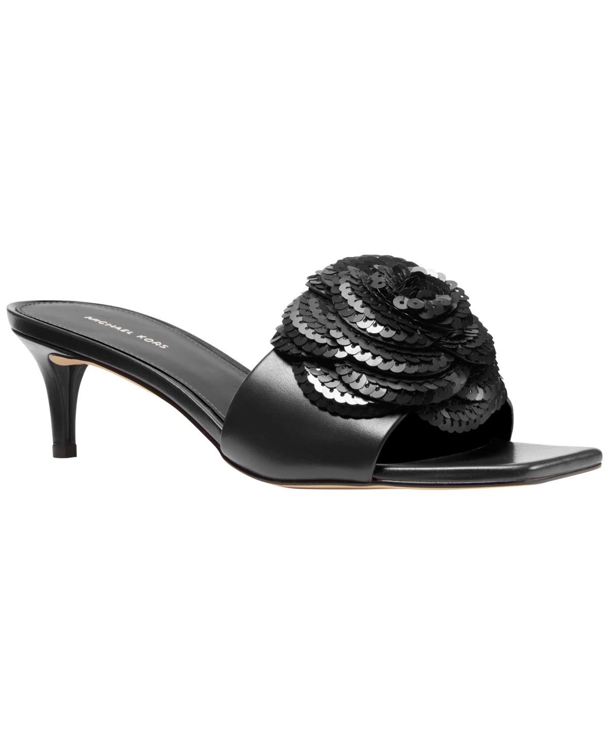 Click here for Michael Michael Kors Womens Elodie Slip-On Mule Sa... prices