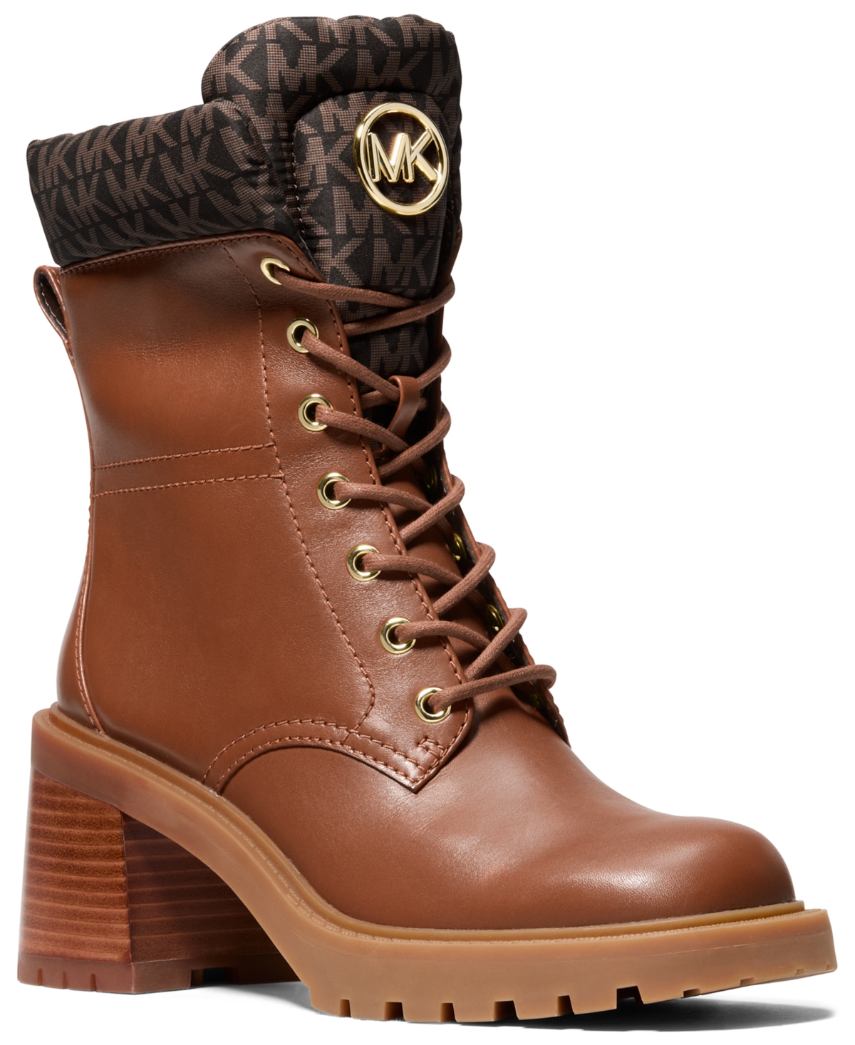 Click here for Michael Michael Kors Womens Cade Round Toe Heeled... prices