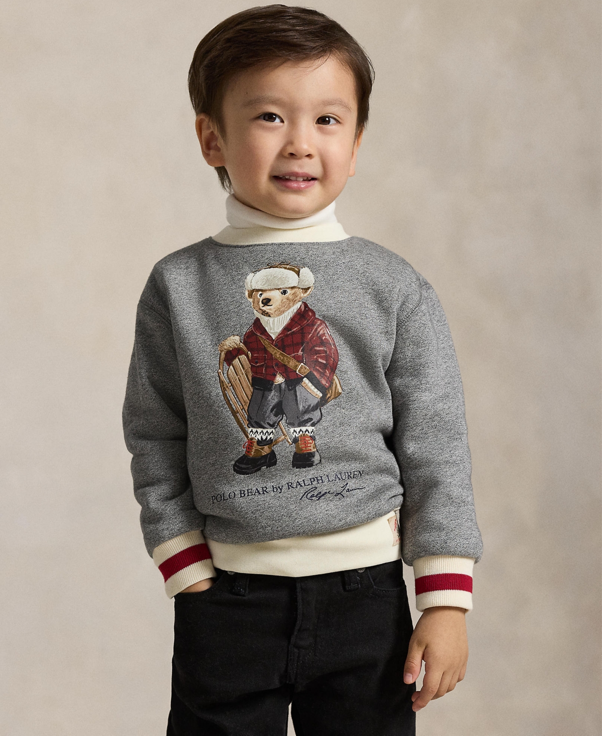 Click here for Polo Ralph Lauren 2-7 Polo Bear Fleece Sweatshirt... prices