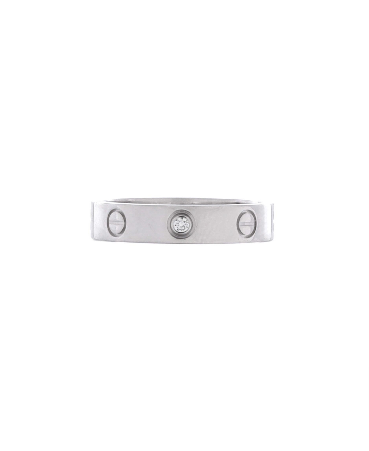 Click here for Pre-Owned Cartier Love Wedding Band 1 Diamond Ring... prices