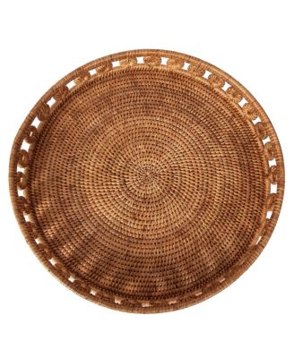 Click here for Artifacts Rattan Inna Design Round Tray 19 X22 prices