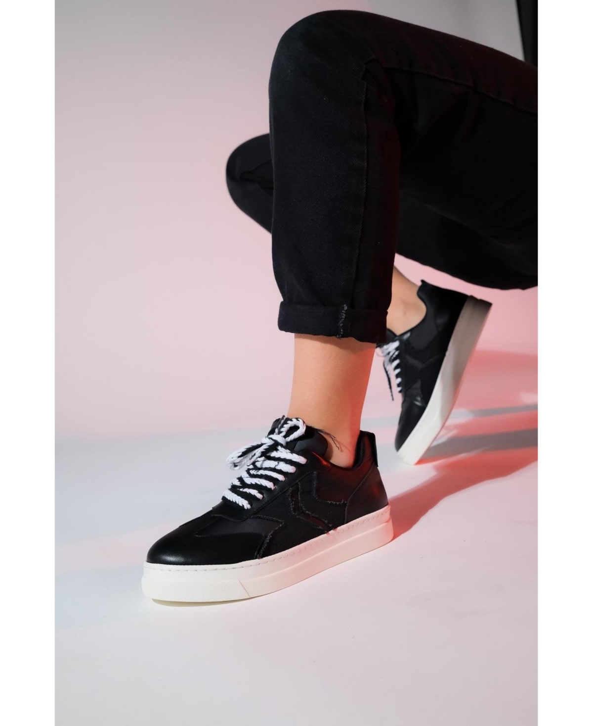 Click here for Prologue Shoes Sande Sport Sneakers (Women) - Blac... prices