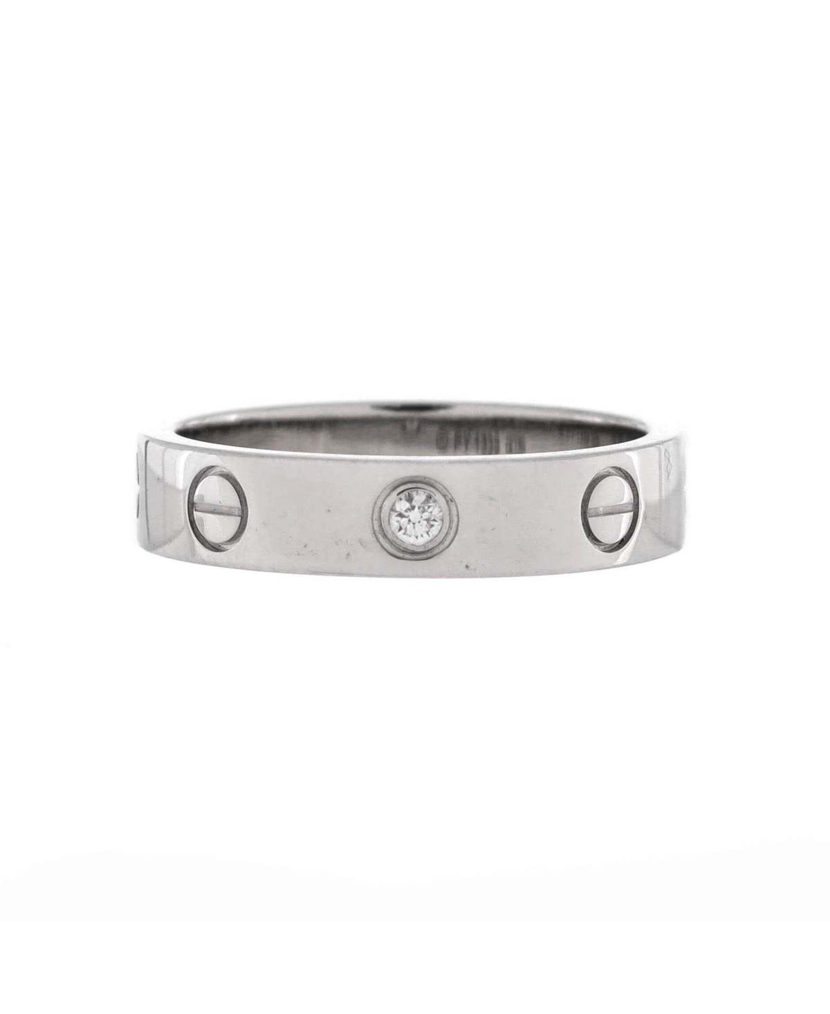 Click here for Pre-Owned Cartier Love Wedding Band 1 Diamond Ring... prices