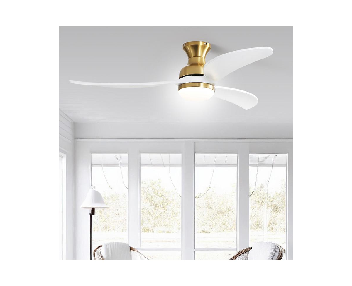 Click here for 52-inch Modern Classic Golden 3-Blade Flush Mount... prices