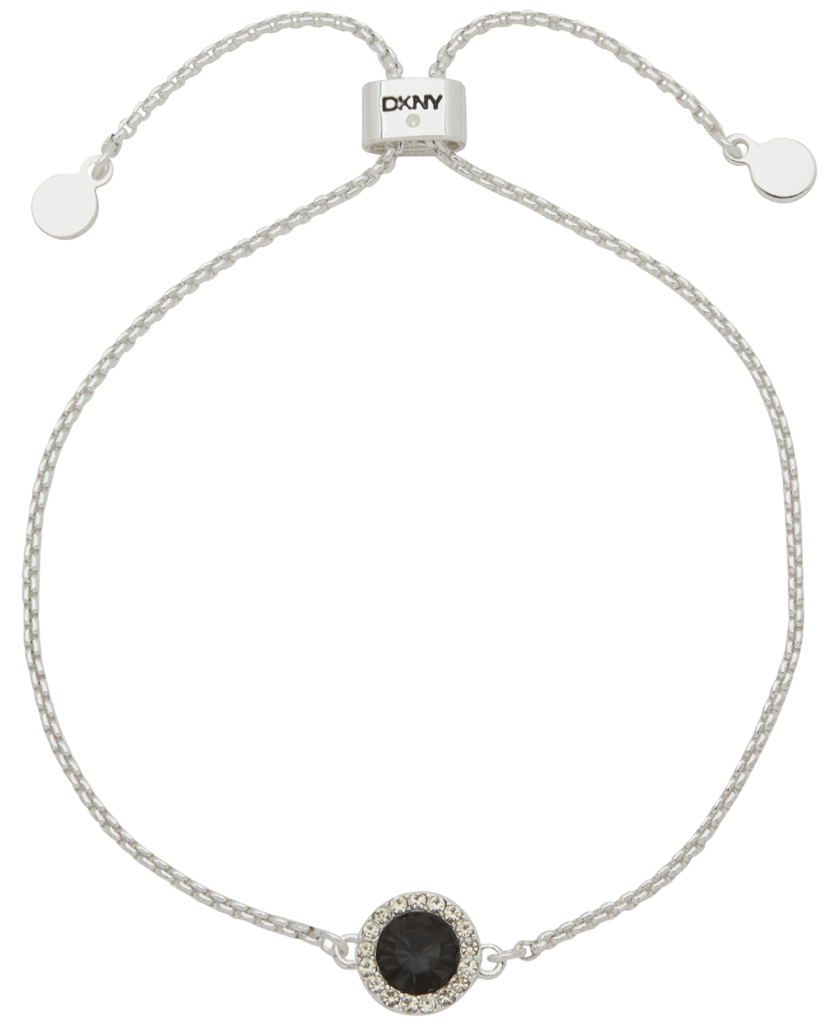 Click here for Dkny Glass Stone Inlay Dynamic Slider Bracelet - G... prices
