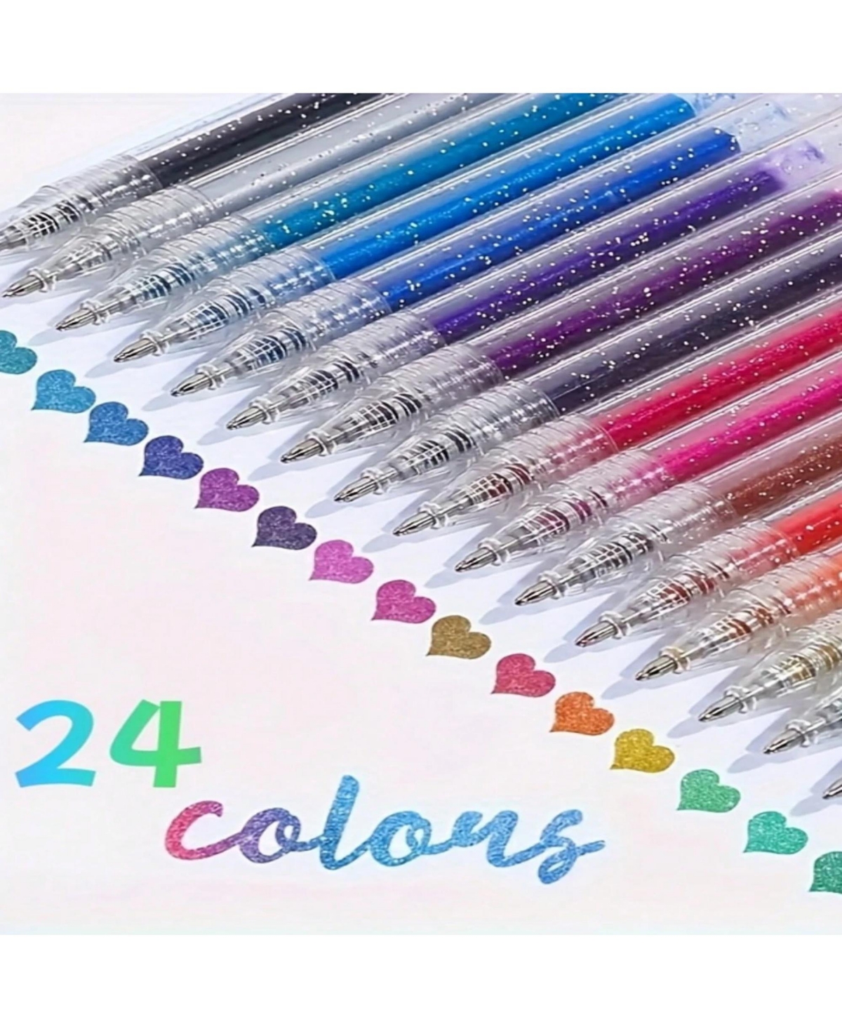 Click here for Htutwoo 24 Colors Glitter Ballpoint Pen Set  Suita... prices