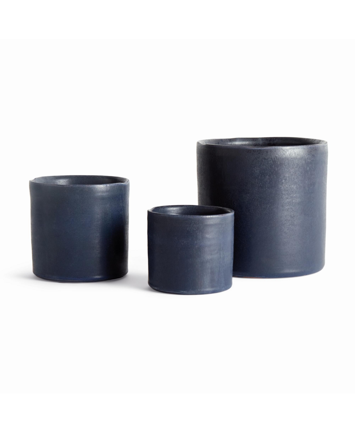 Click here for Navy Terracotta Planters Studio Cachepots  Set of... prices