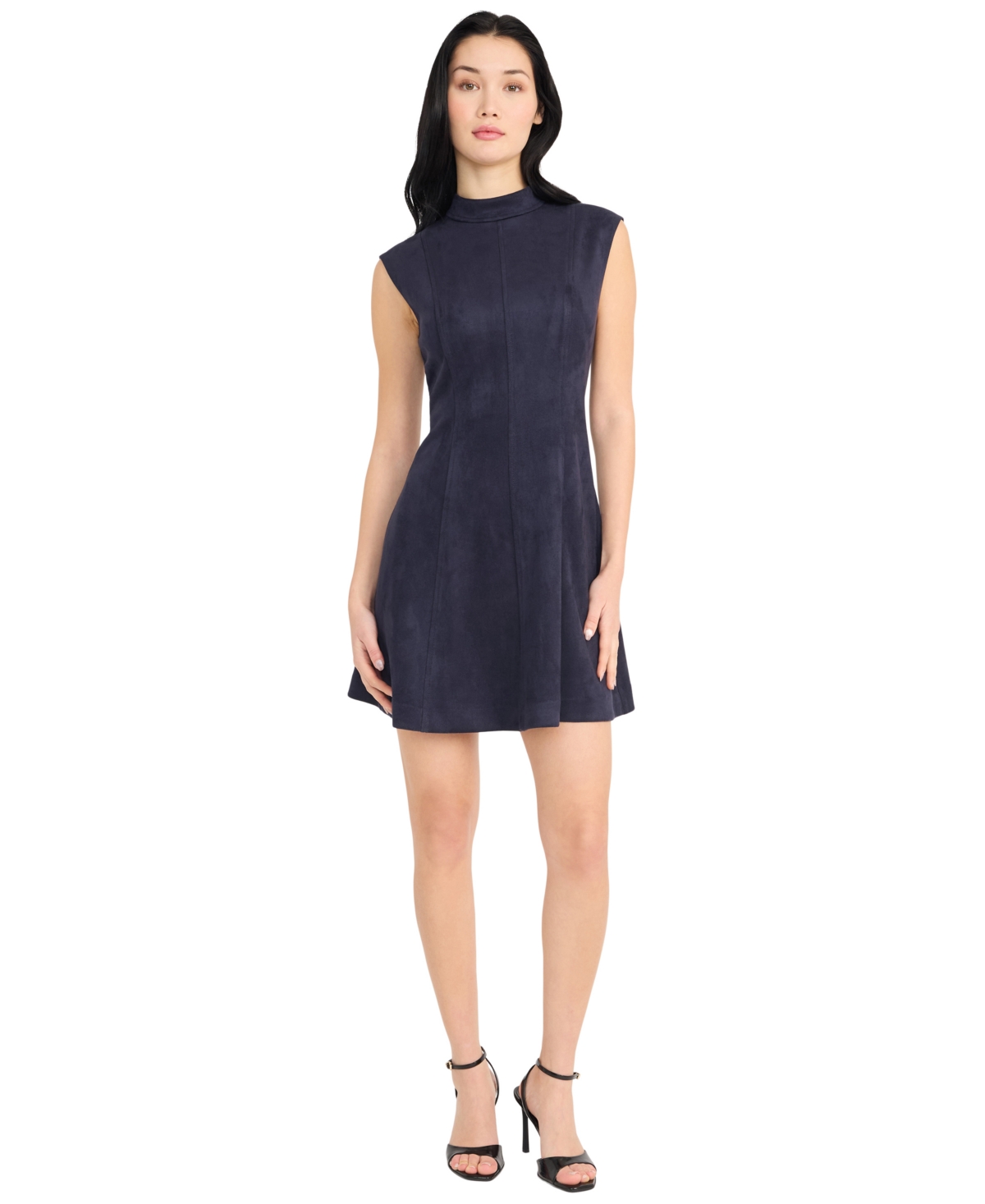 Click here for Donna Morgan Womens Sleeveless Mini Dress - Navy prices