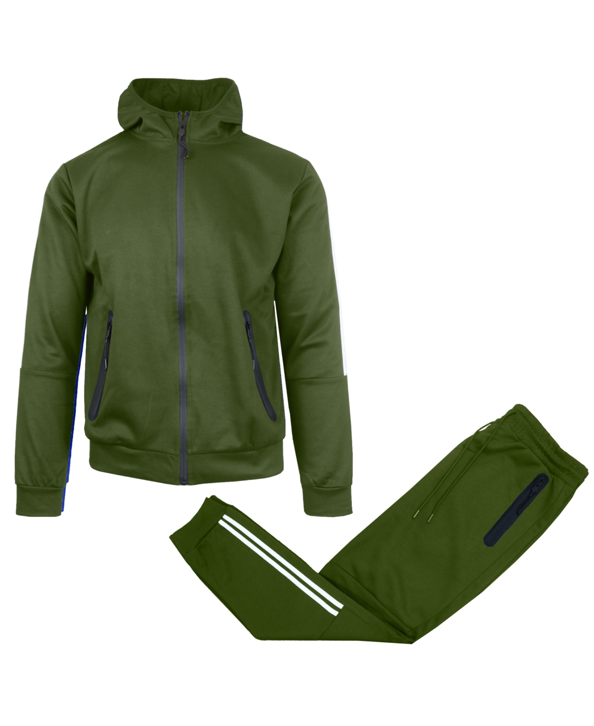 Click here for Galaxy By Harvic Mens 2-Piece Full-Zip Hoodie and... prices