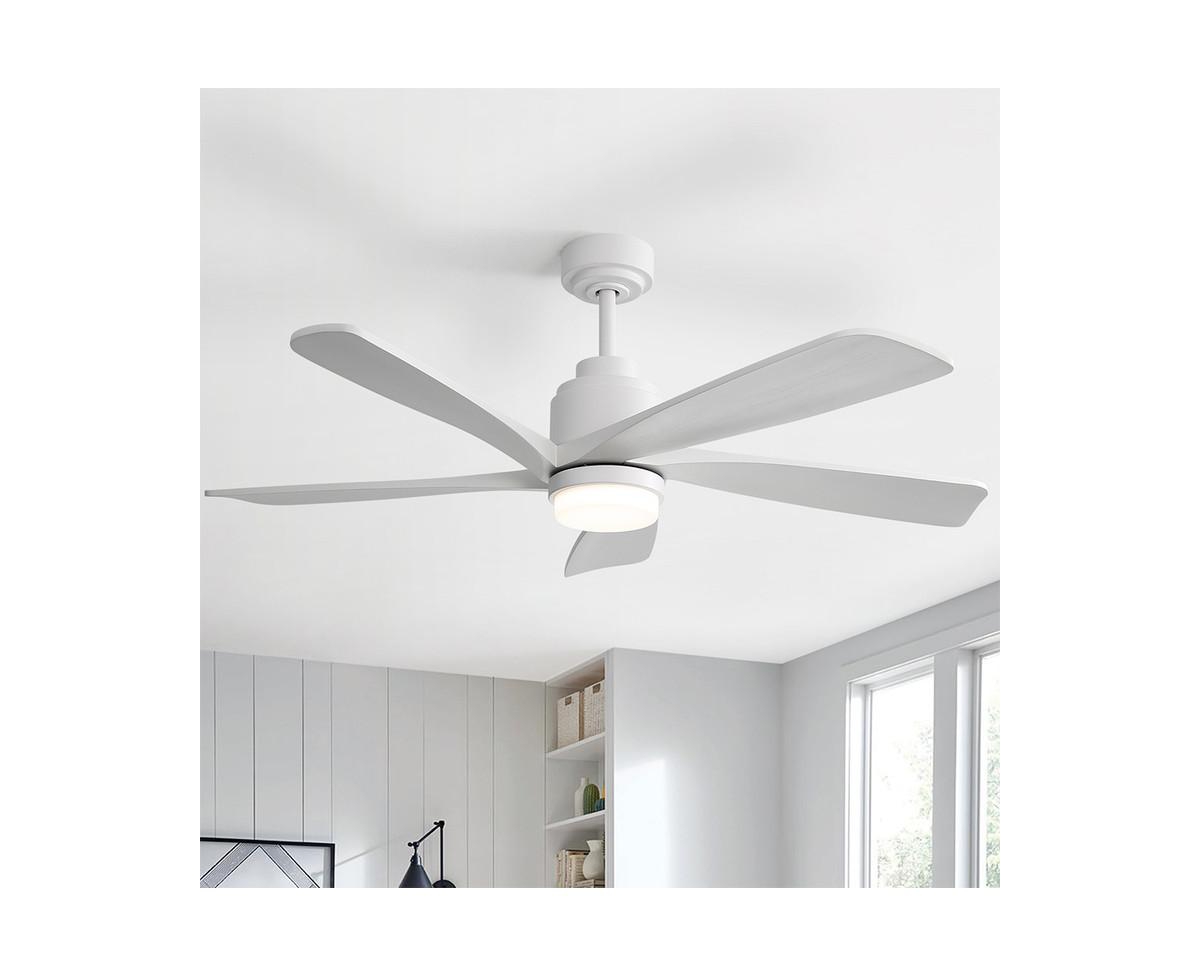Click here for 52-inch Modern Stylish White 5-Blade Ceiling Fan w... prices