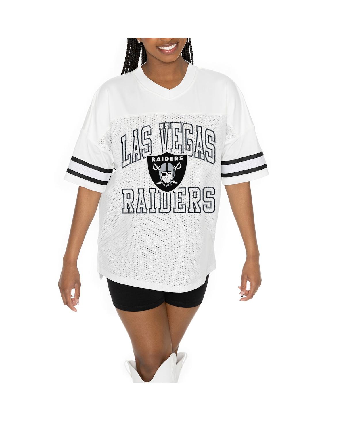 Click here for Gameday Couture Womens White Las Vegas Raiders Ove... prices