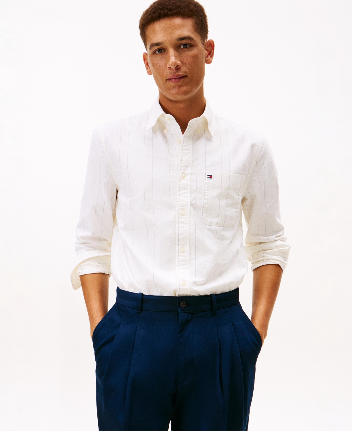 Click here for Tommy Hilfiger Mens Heritage Oxford Long-Sleeve Sh... prices