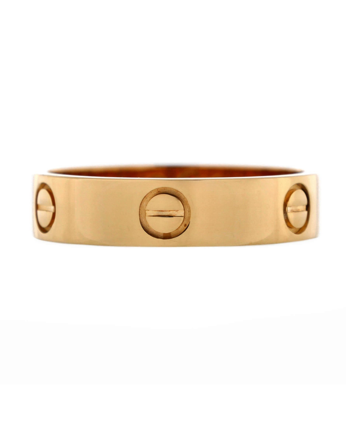 Click here for Pre-Owned Cartier Love Band Ring - 18k yellow gold prices