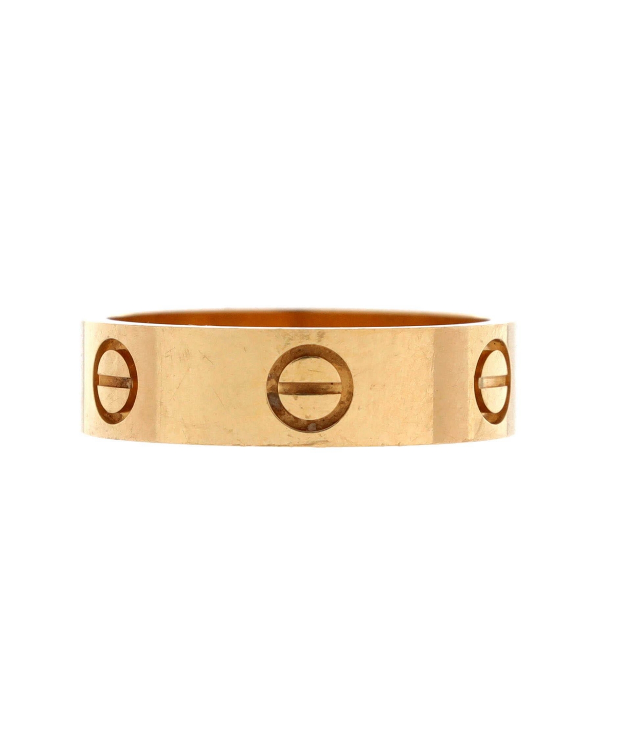 Click here for Pre-Owned Cartier Love Band Ring - 18k yellow gold prices