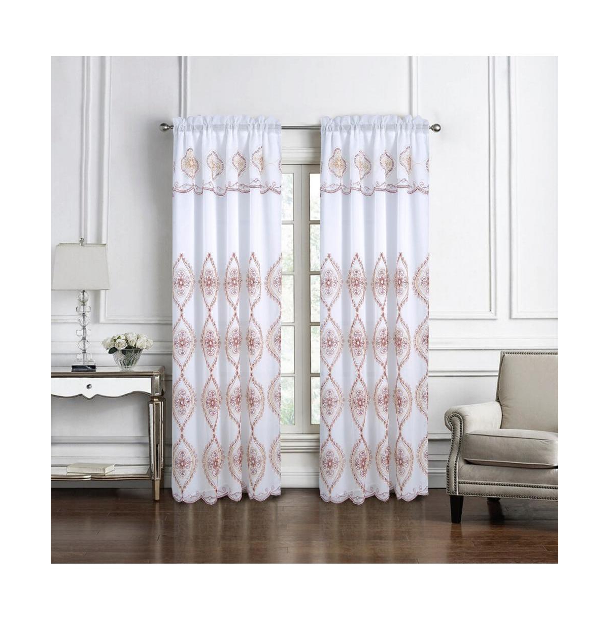 Click here for Oliva Gray Arcadia Embroidered Panel - 54x90"... prices