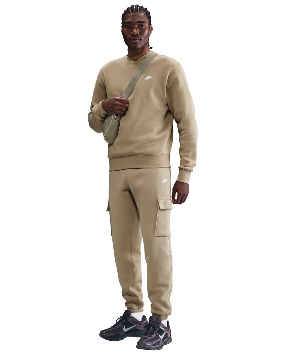 Click here for Nike Mens Club Fleece Cargo Pants - Parachute Beig... prices