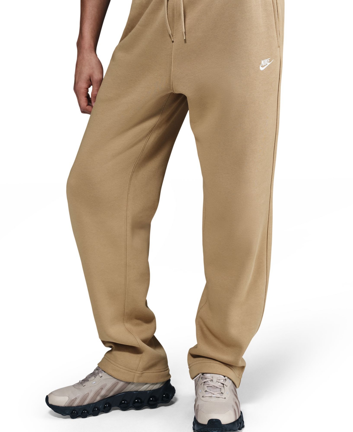 Click here for Nike Mens Club Brushed Fleece Open Hem Pants - Par... prices