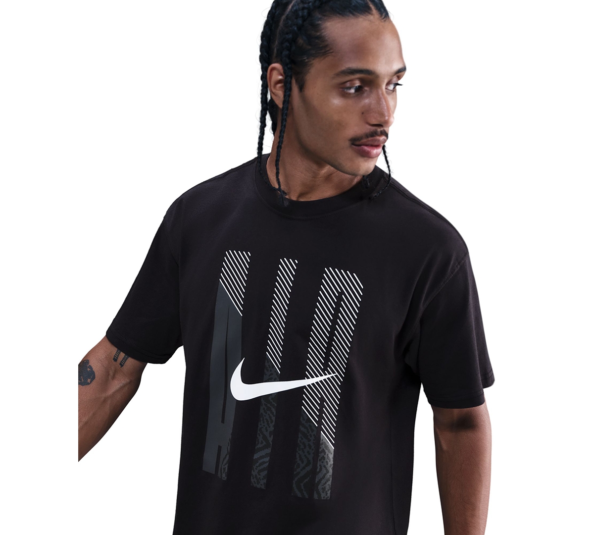 Click here for Nike Mens Sportswear Max90 Crewneck T-Shirt - Blac... prices