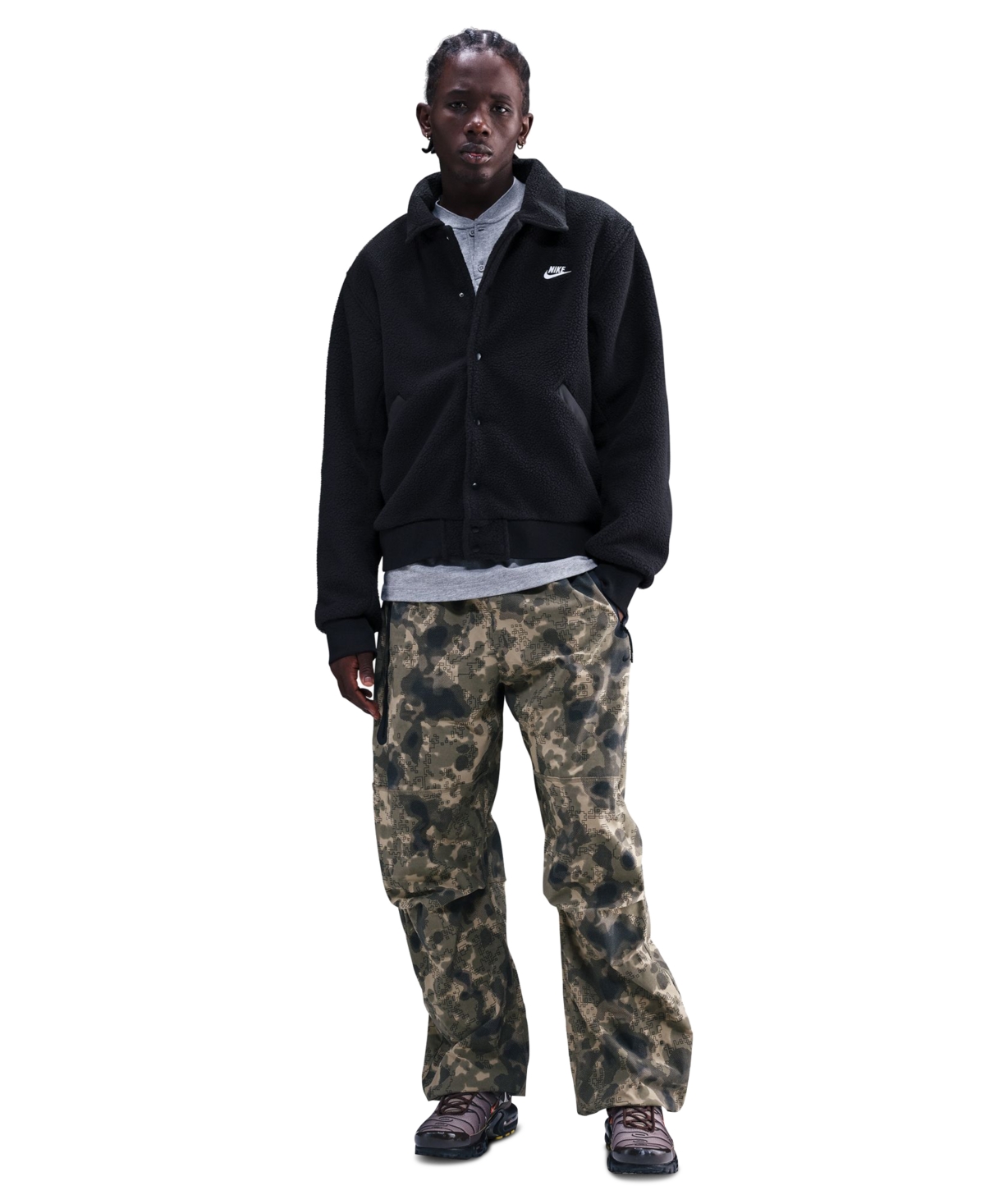 Click here for Nike Mens Sportswear Club High-Pile Coaches Jacket... prices