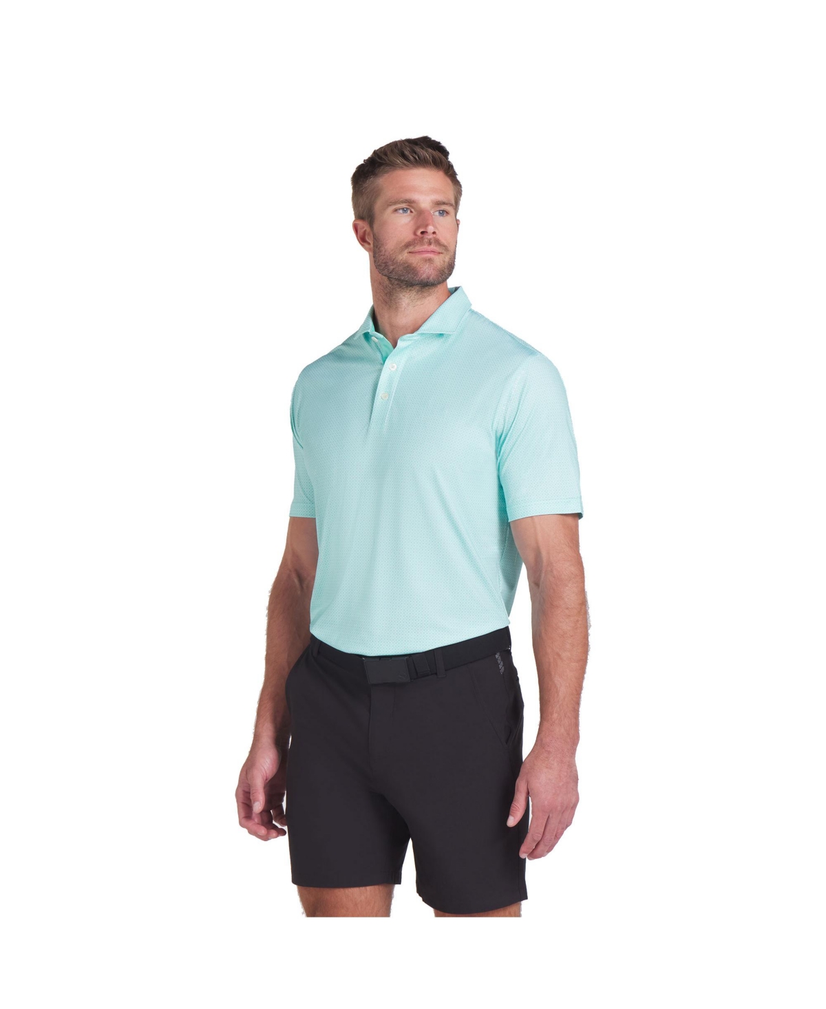 Click here for Puma Golf Mens Puma Mattr Tile Golf Polo - Aquatic... prices