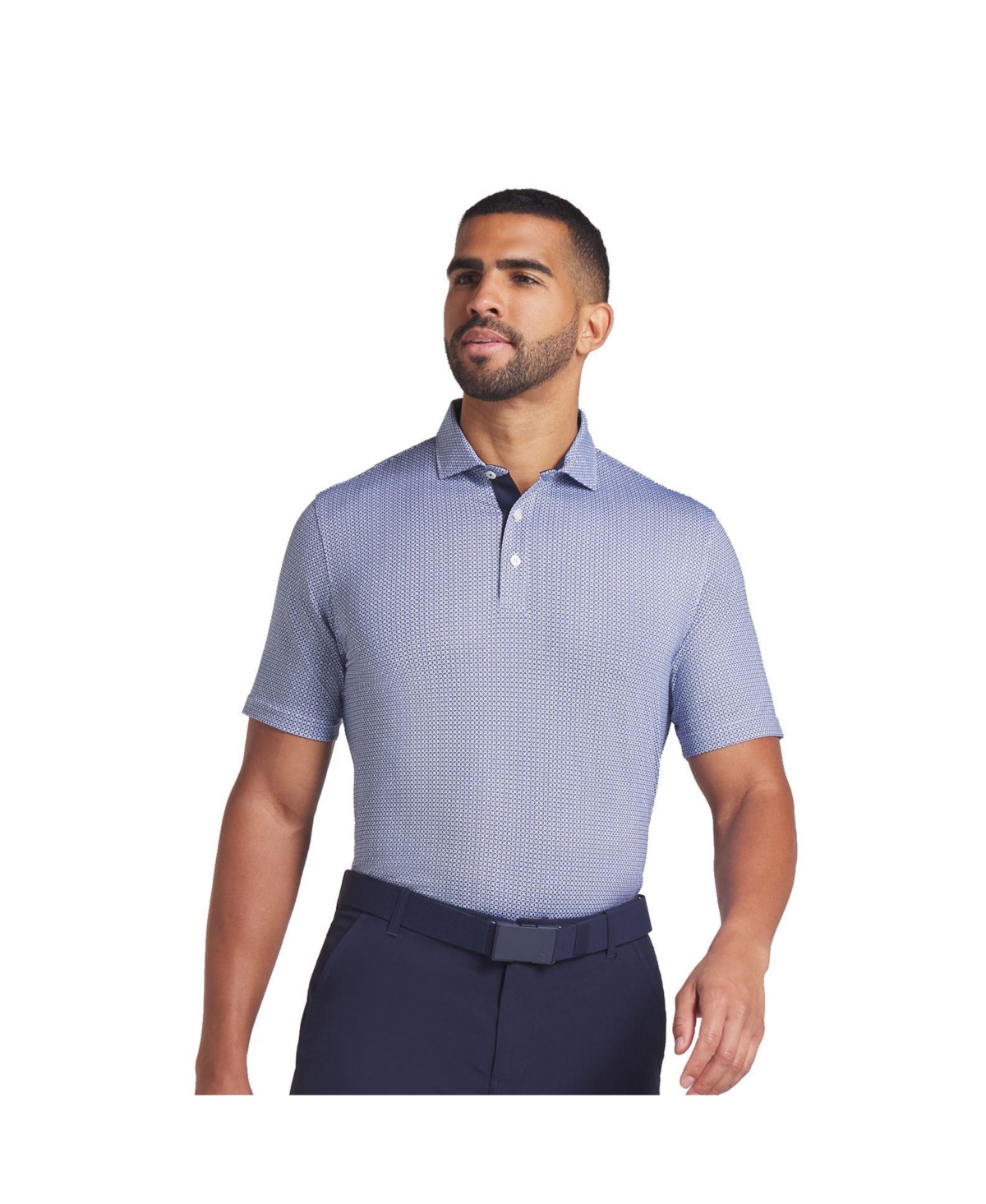 Click here for Puma Golf Mens Puma Mattr Tile Golf Polo - Deep na... prices