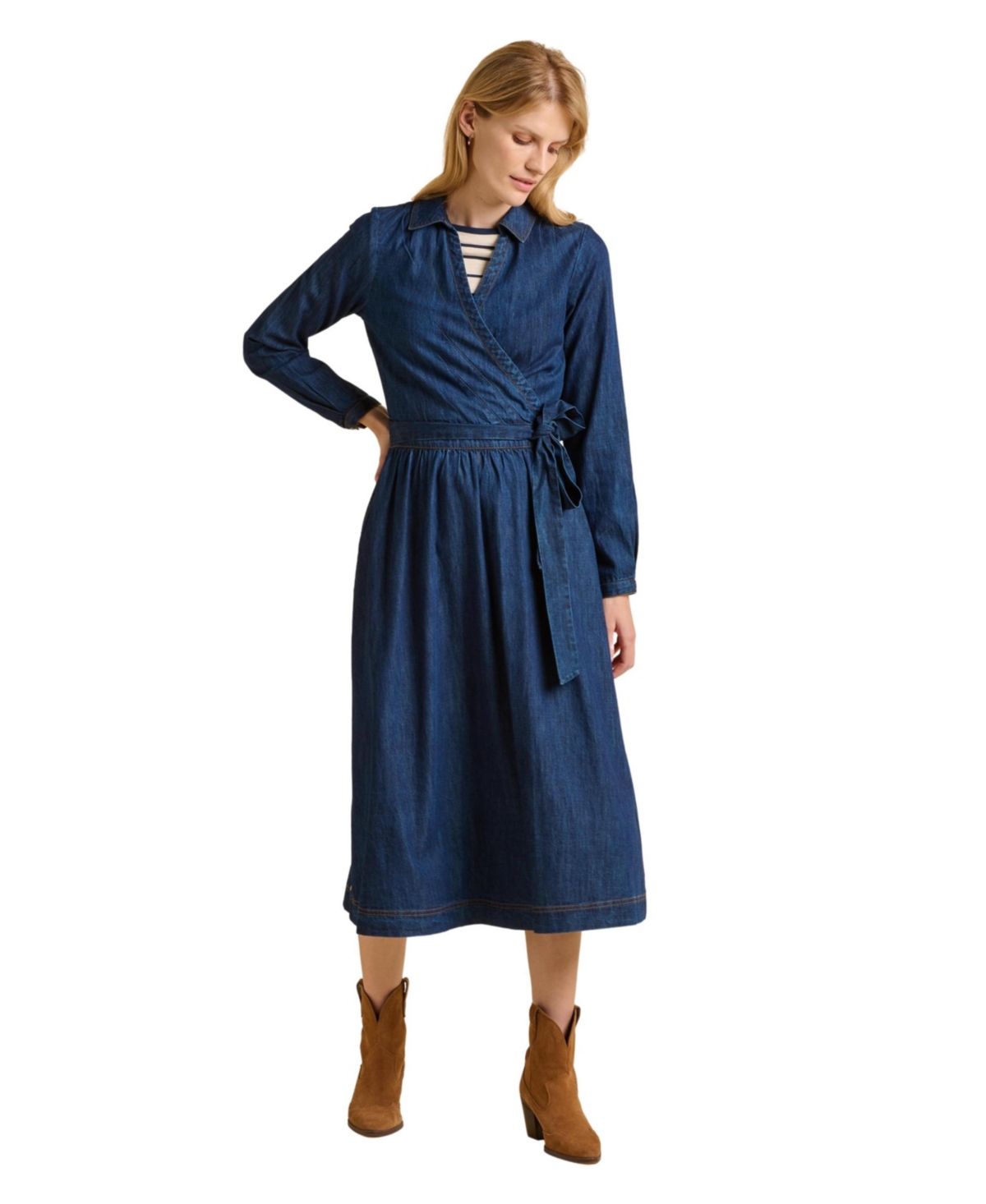 Click here for Brakeburn Womens Fern Long Sleeve V-Neck Shirt Mid... prices