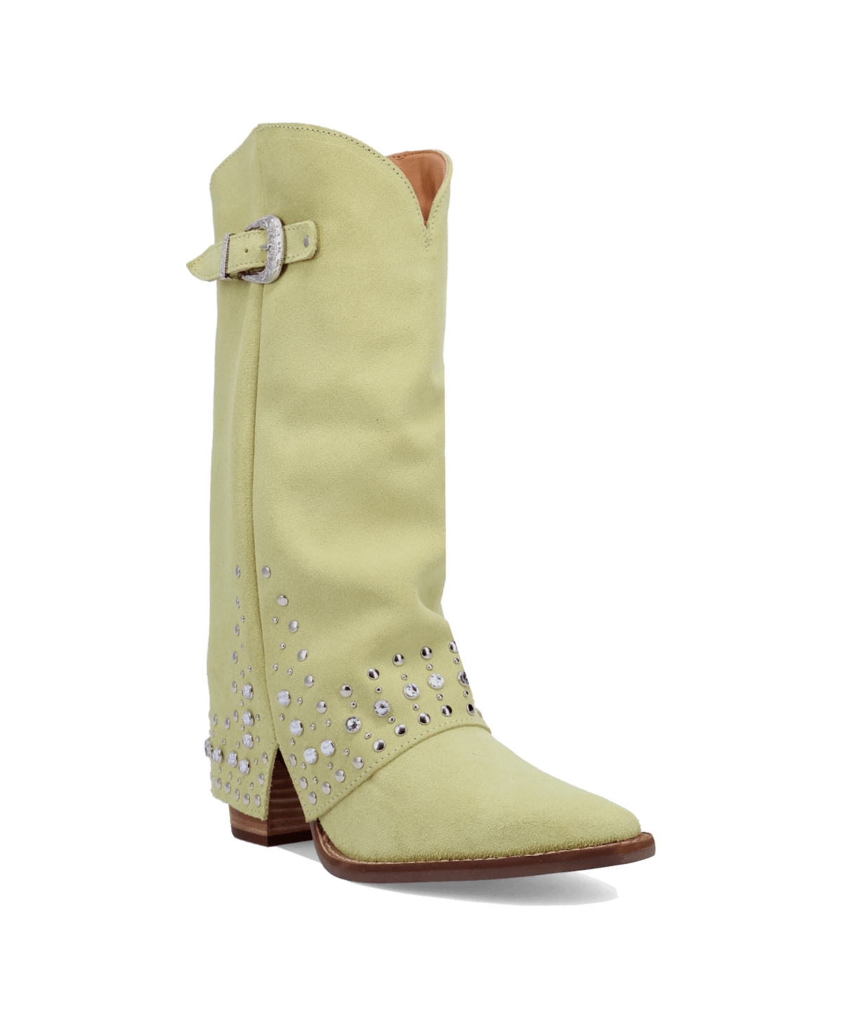 Click here for Dingo Womens Howdy Honey Suede Leather Boot - Lime prices
