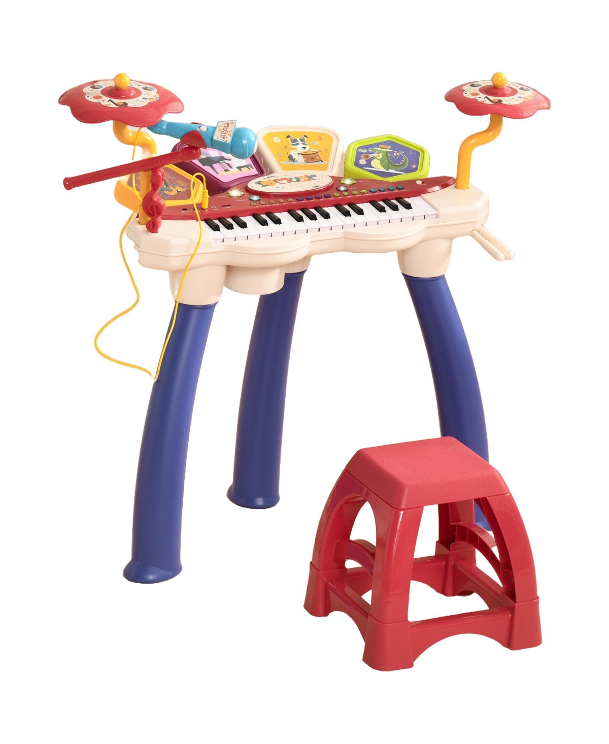 Click here for FormnestCastle 2 in 1 Kids Piano Keyboard with Dru... prices