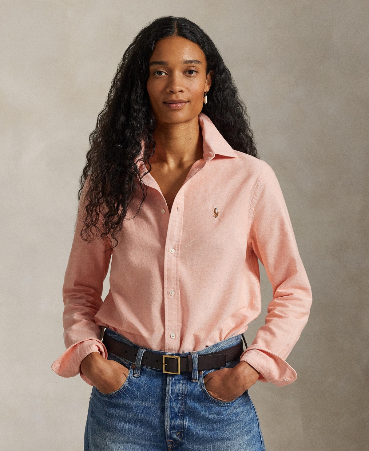 Click here for Polo Ralph Lauren Womens Classic-Fit Oxford Shirt... prices