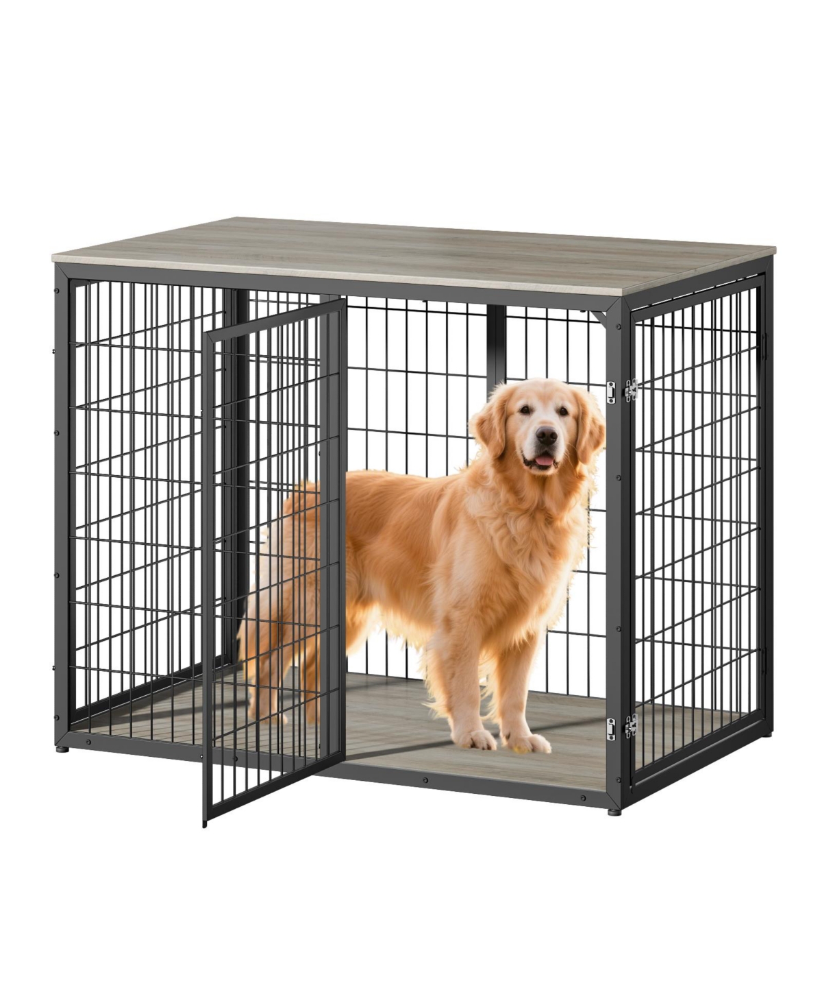 Click here for 47 Inch Dog Crate Dog Cage Furniture with 3 Doors... prices