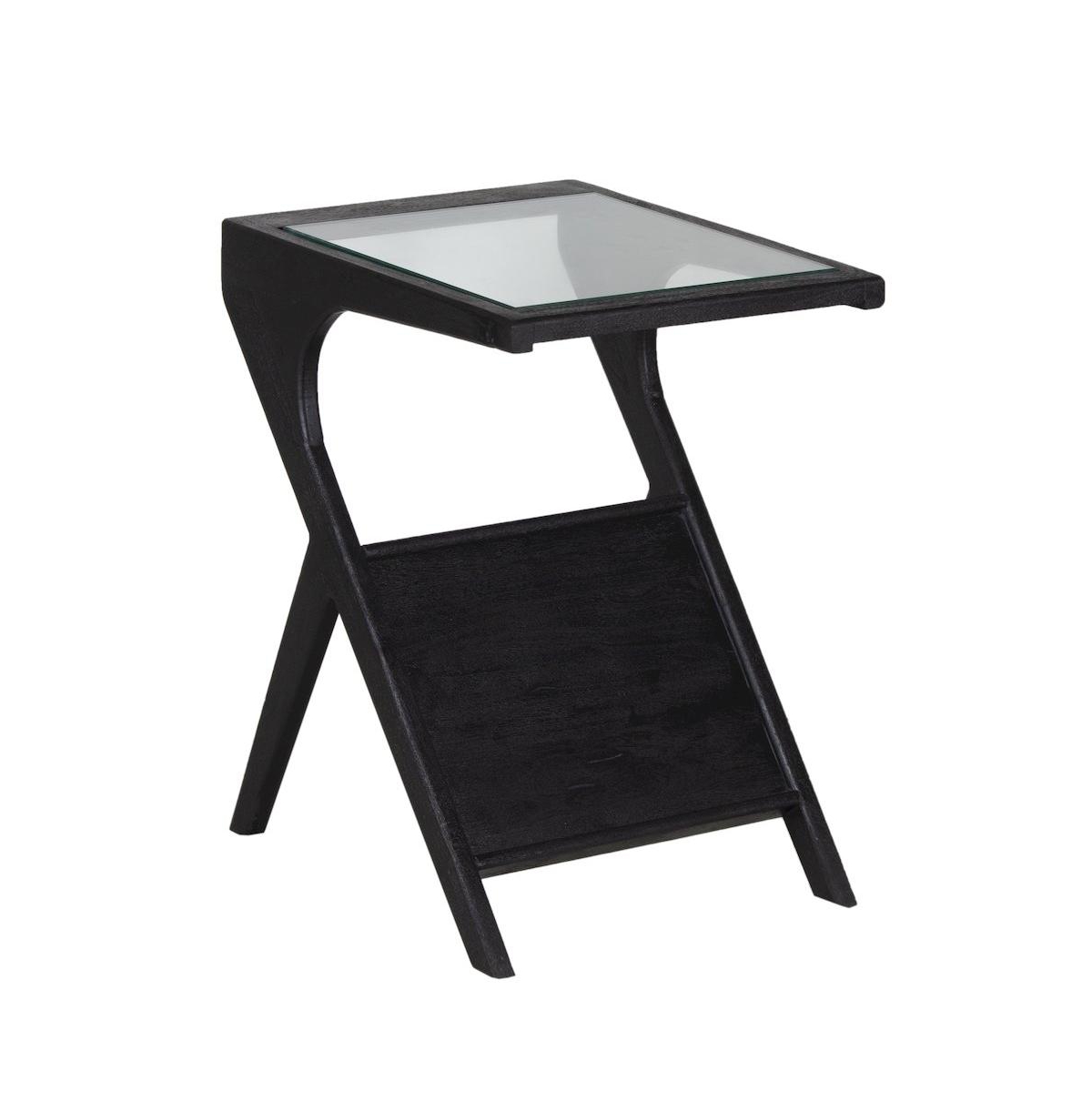 Click here for Canberra Solid Mango Wood End Table  Black prices