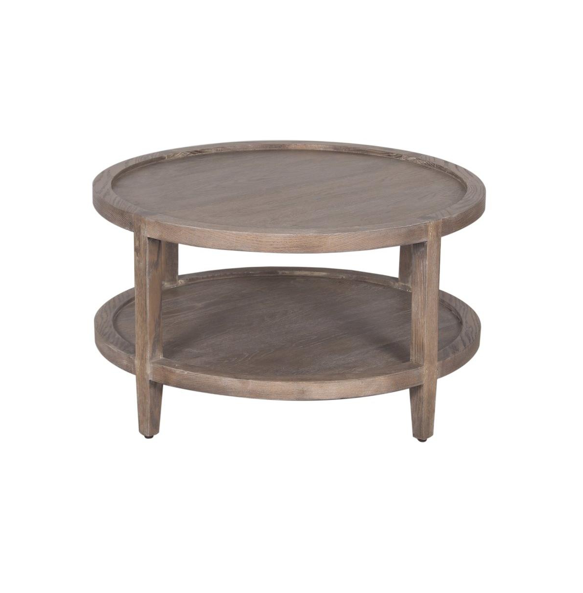 Click here for Lowell Solid White Oak Wood Coffee Table  Brown prices