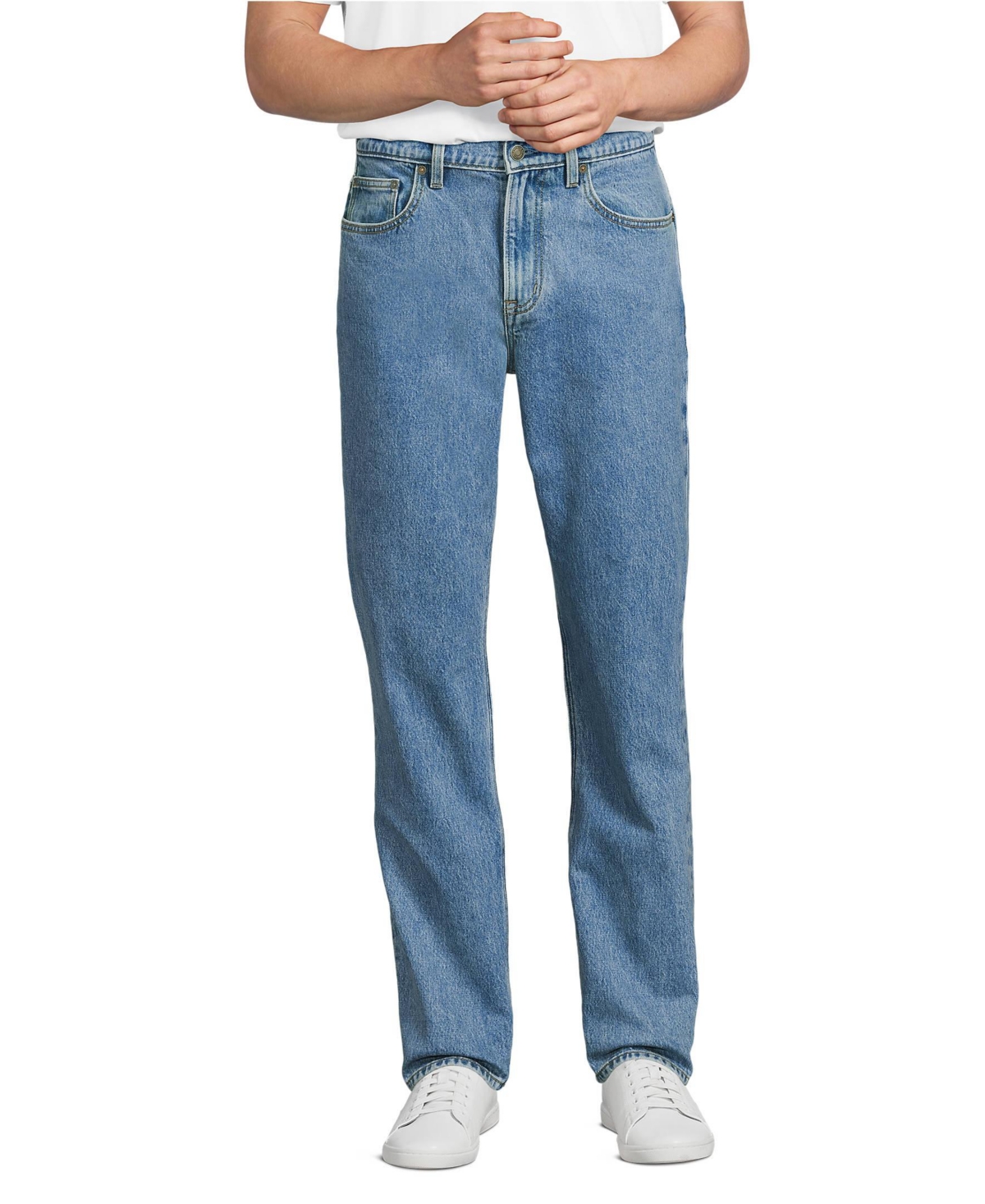 Click here for Lands End Mens Stretch Comfort Waist Athletic Fit... prices