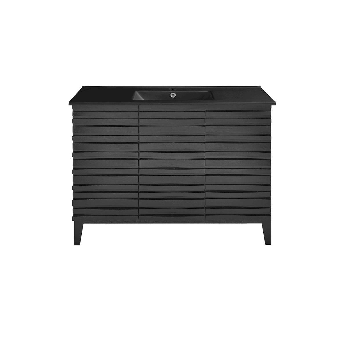 Click here for Swiss MadisonCascade 48 in. Black Oak Bathroom Van... prices